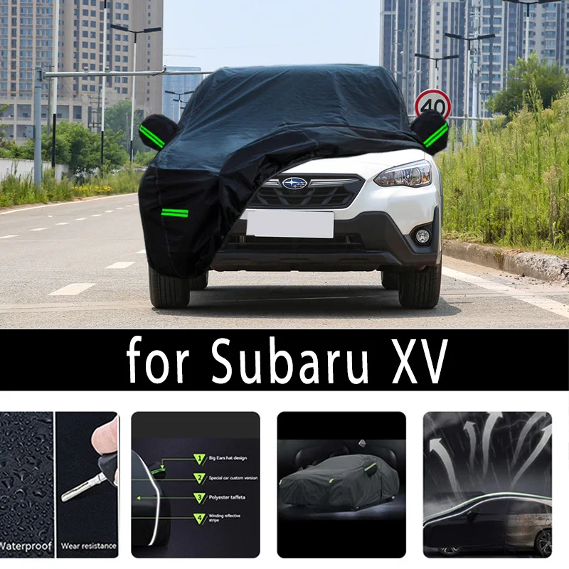 For-Subaru-XV-Outdoor-Protection-Full-Car-Covers-Snow-Cover-Sunshade ...