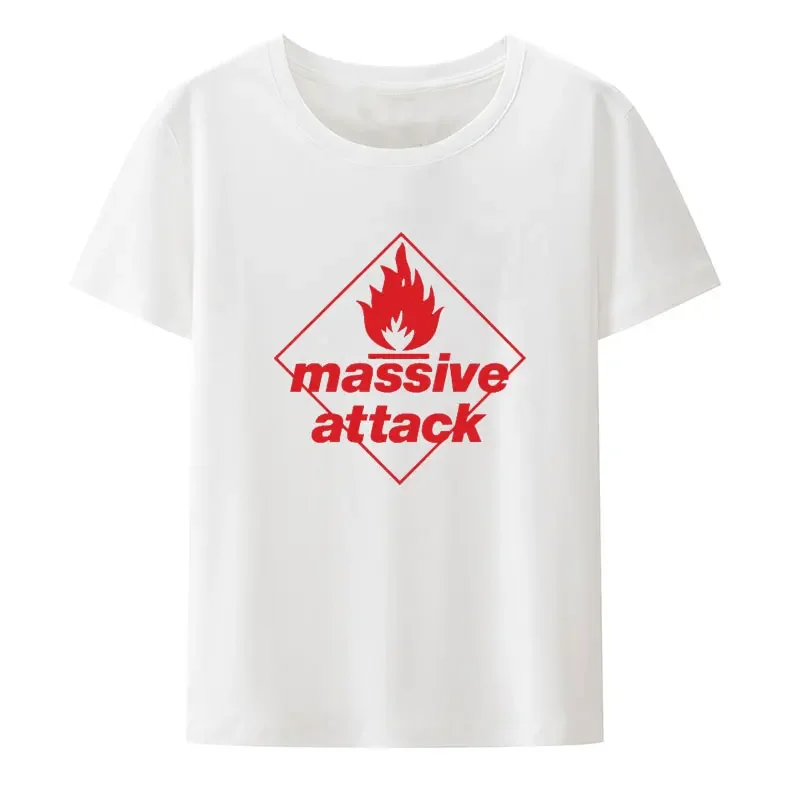 Harajuku-Casual-Streetwear-Tops-Massive-Attack-White-Tees-Men-Women ...