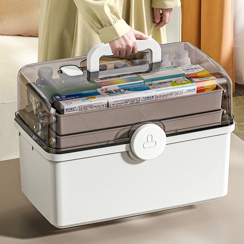 3-Layers-Large-Capacity-Family-Medicine-Storage-Box-Portable-First-Aid ...
