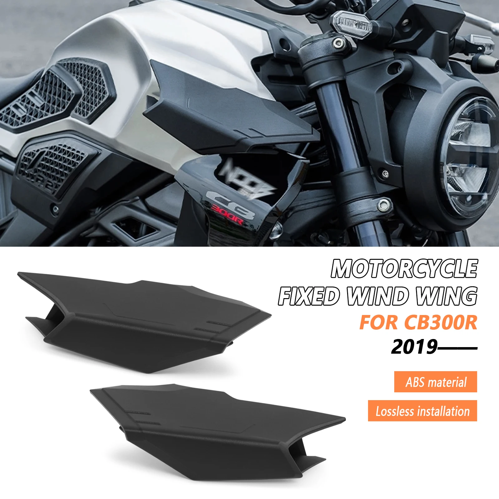 For Honda CB300R CB300 R 2019-2025 Motorcycle accessories Side Winglet ...
