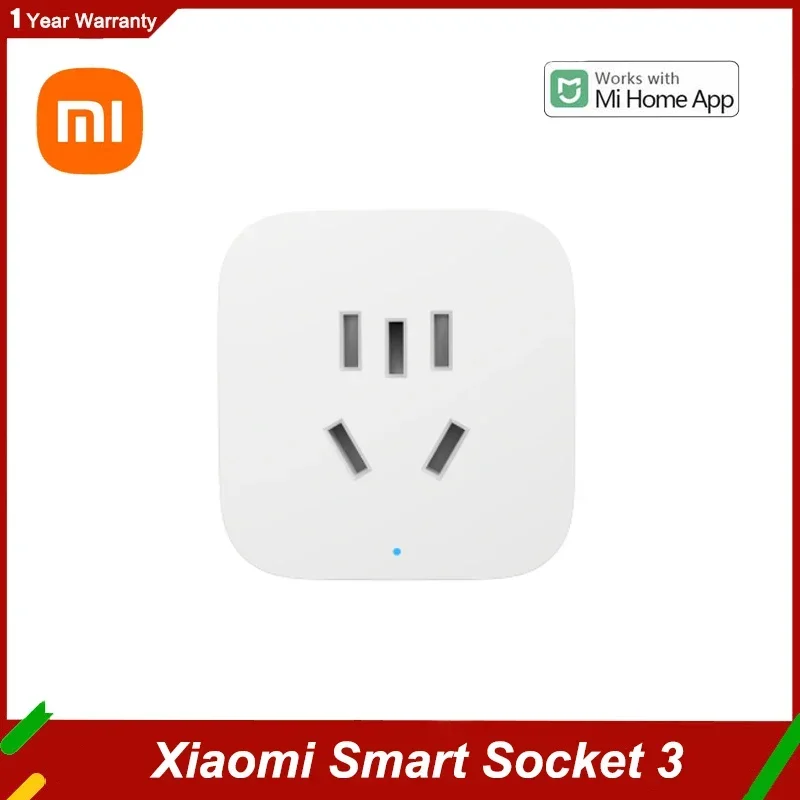 Xiaomi-Mijia-Smart-Socket-3-WIFI-Power-Statistics-Version-Wireless ...