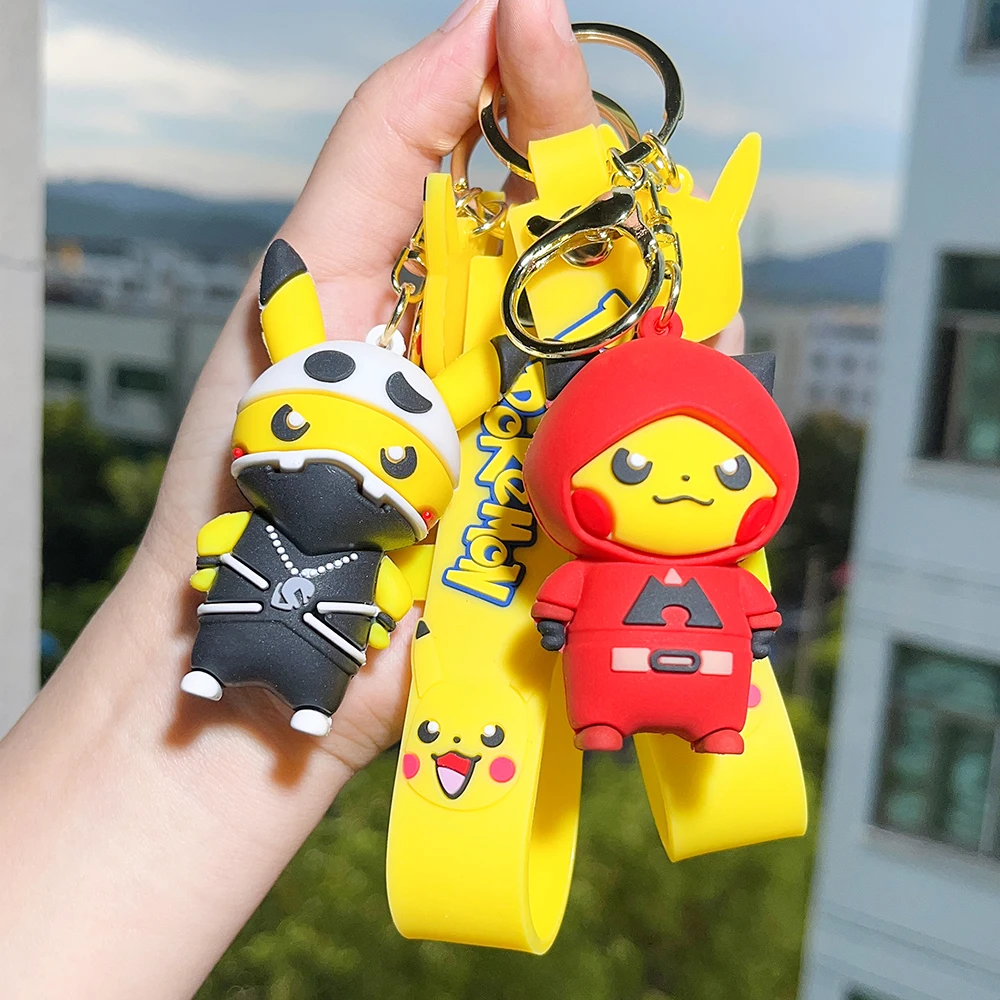 Pokemon-Anime-Pikachu-Doll-Keychain-Bag-Key-Ring-Pendant-Accessories ...