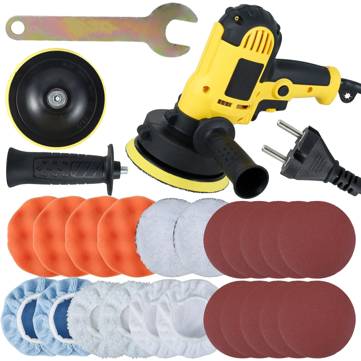 Pneumatic-Air-Sander-Polisher-Tool-Polishing-Random-Orbital-Palm ...