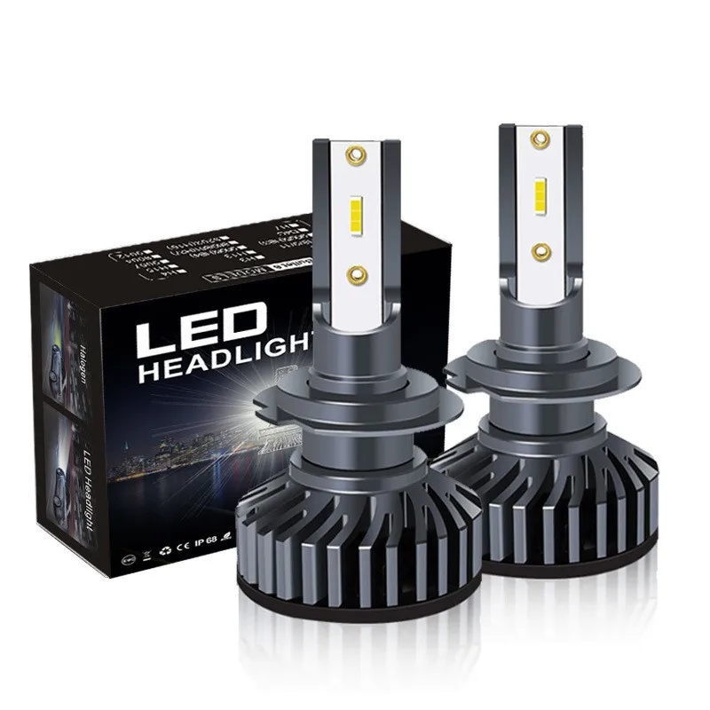 2 pces 22000lm 120w 1860 csp chip 3000k/6000k/8000k carro led farol h4 h7 h1 led faróis 9005 ...