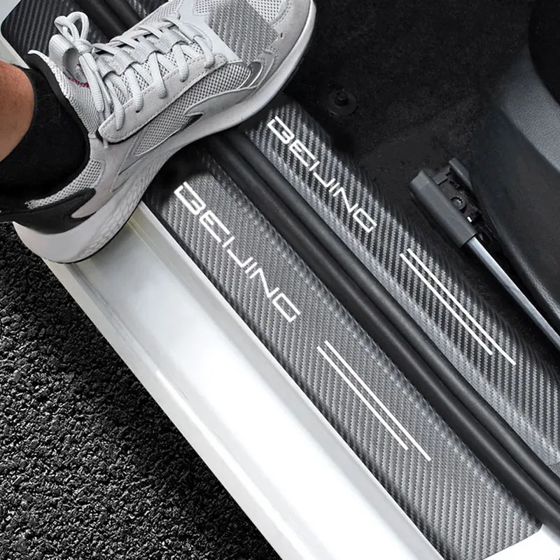 Car Door Sill Stickers For BAIC Senova X25 X35 X55 X65 Beijing BJ20 EV2 ...