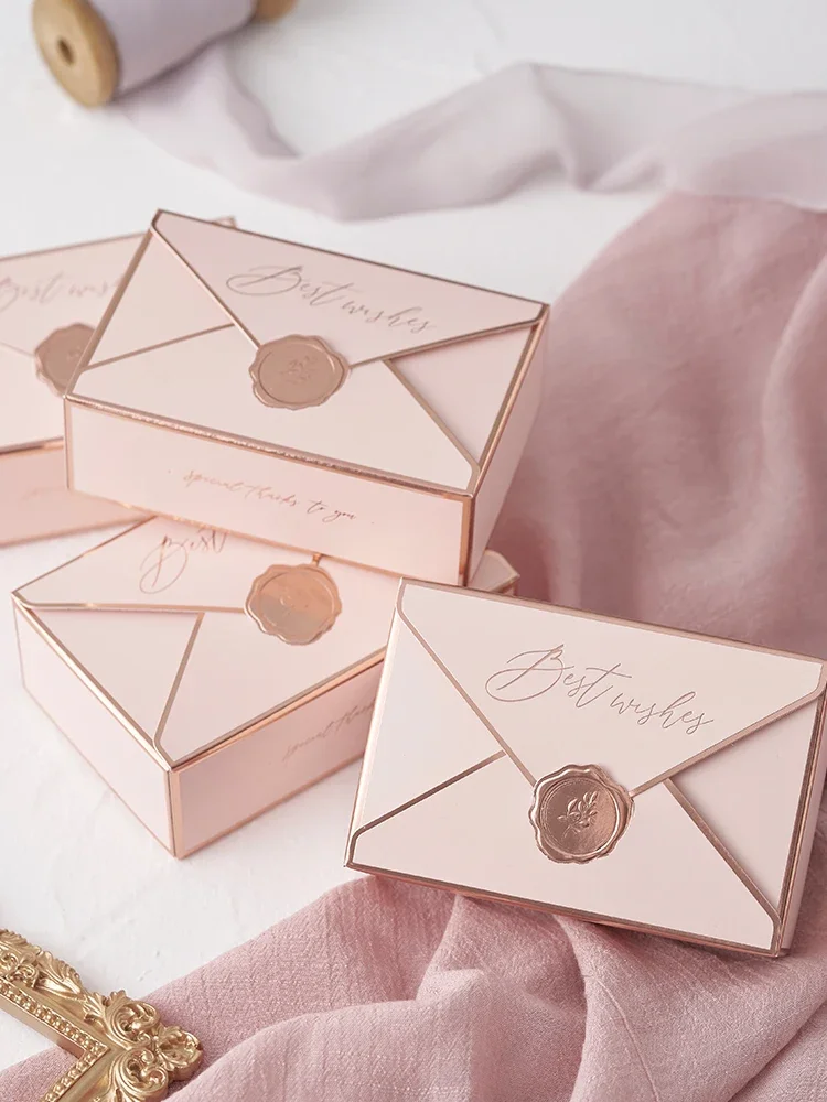 Luxury-Wedding-Gift-Box-with-Best-Wishes-and-Chocolate-Packaging-for-a ...