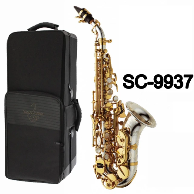 Japan sc9937 Original 1 :1 key type curved soprano saxophone B key ...