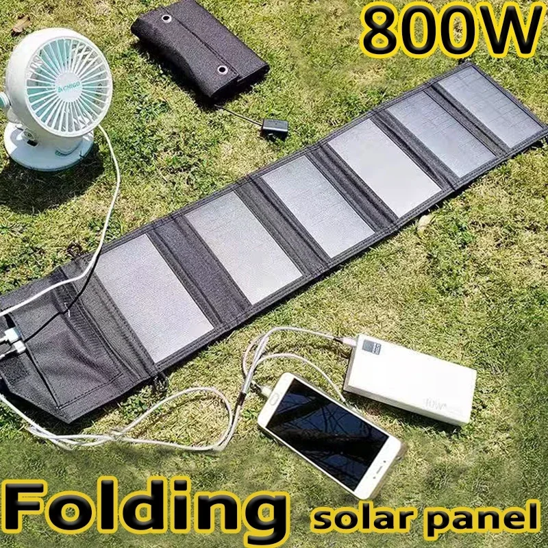 800W-6-fold-Foldable-Solar-Panel-Portable-Solar-Panels-Charger-USB-5V ...