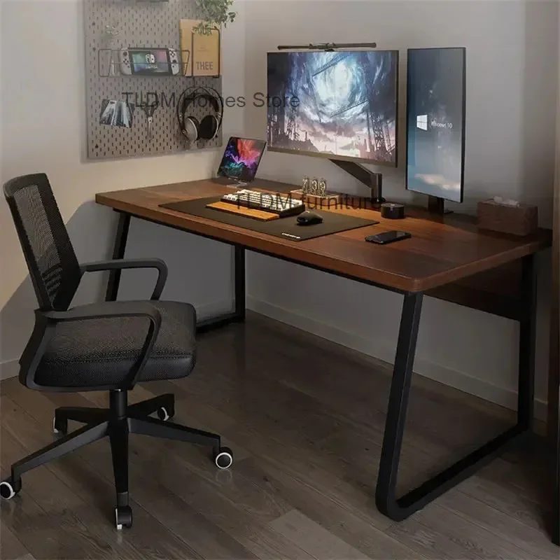 Modern-Desktop-Computer-Desk-Office-Furniture-Home-Internet-Cafe-Gaming ...