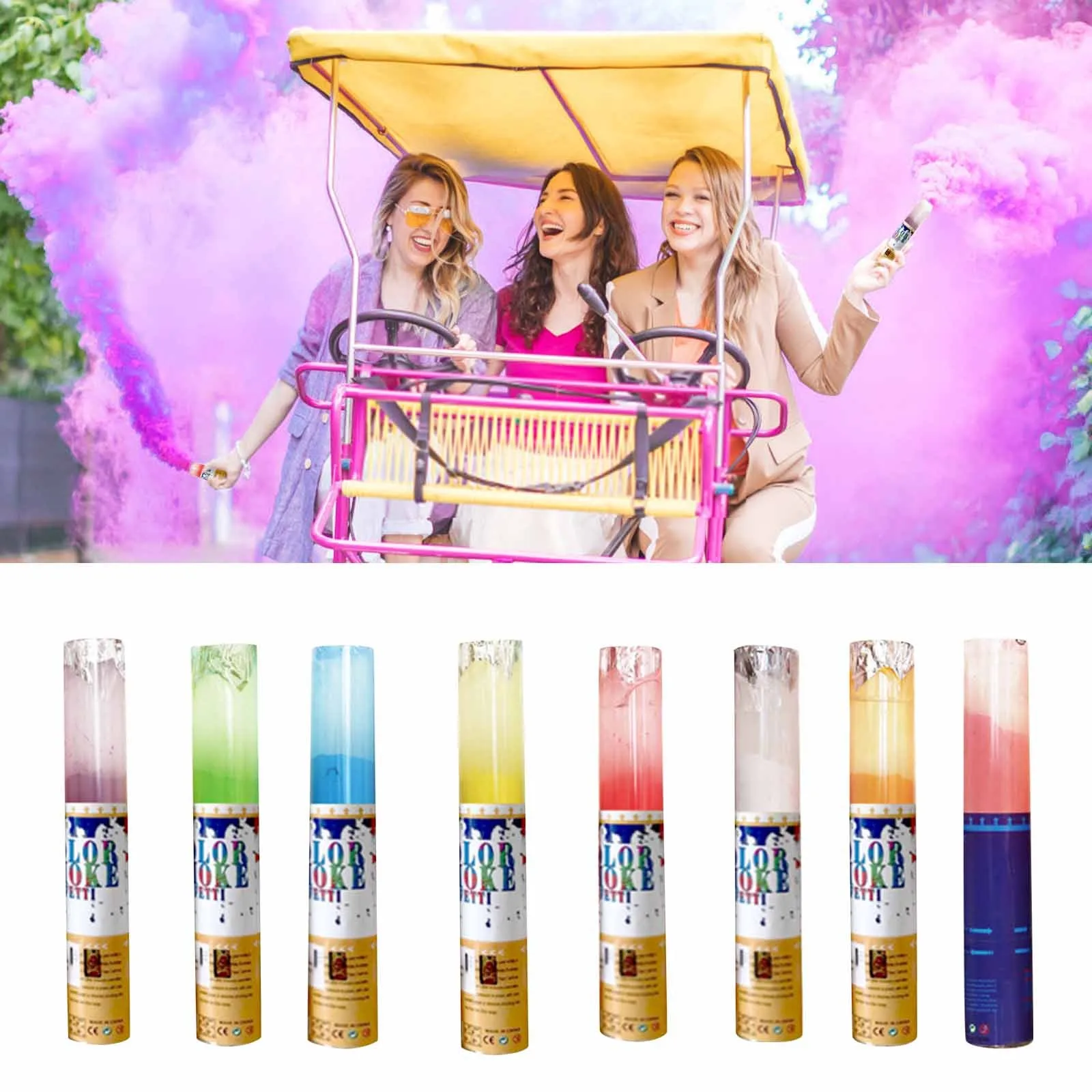 Color Road Running Powder Throwing Rainbow Road Running Powder Spray ...