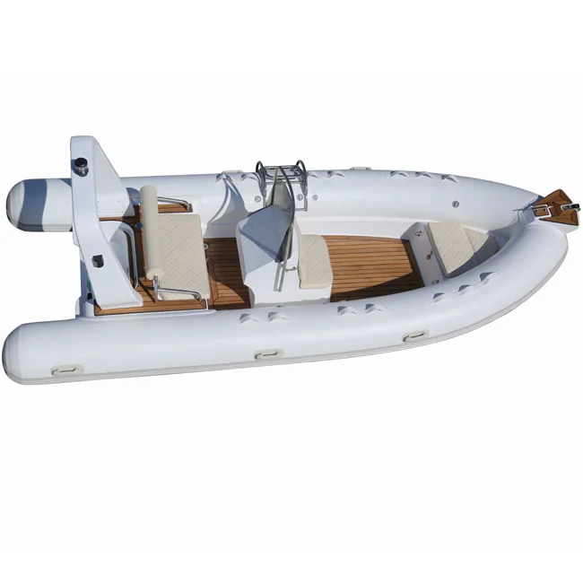 14ft 4.3m Style Rigid Inflatable Boat Fiberglass Hull Orca Hypalon PVC ...