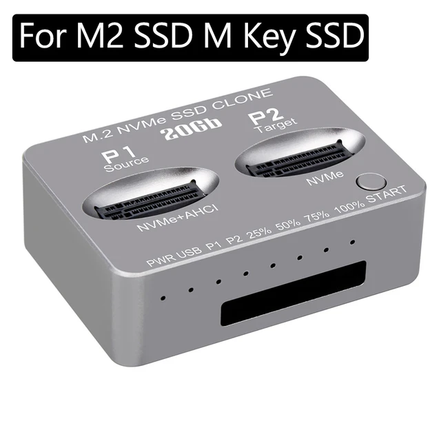 Nvme Ssd Clone Dual-bay Nvme Docking Station Gen2 Type C , 40% OFF