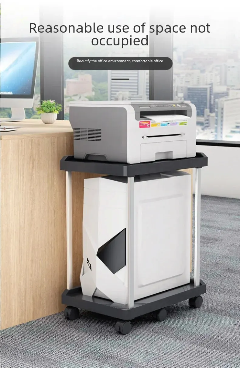 70mm Thickened Plastic Computer Case Holder Portable Universal Rolling ...