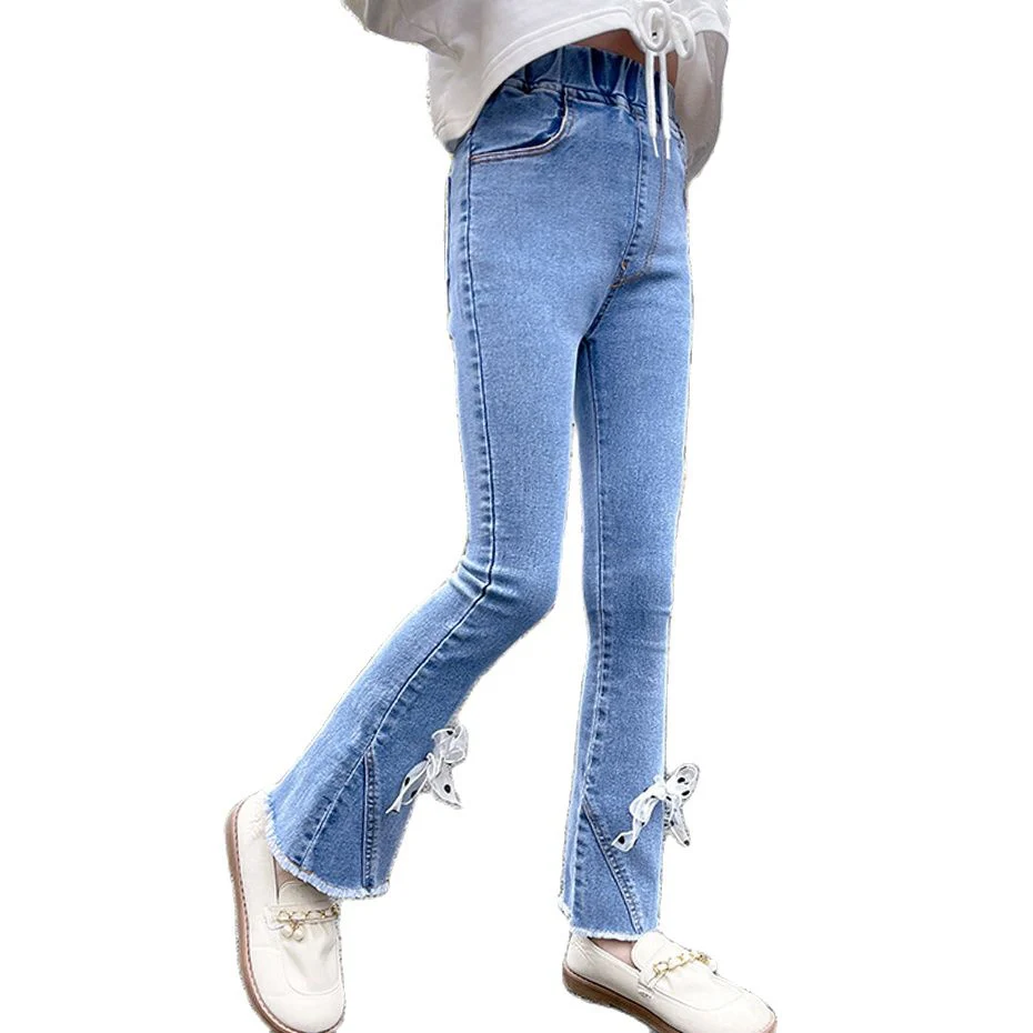 Jeans-For-Girl-Big-Bow-Children-Jeans-Girl-Spring-Autumn-Kid-s-Jeans ...