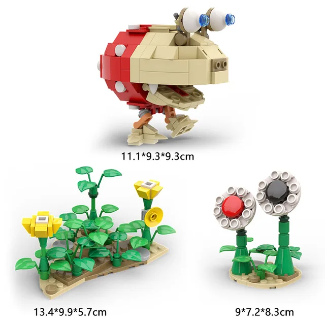 Anime Pikmin Red Spotty Bulborb Encountered Building Block Kit Olimar S ...
