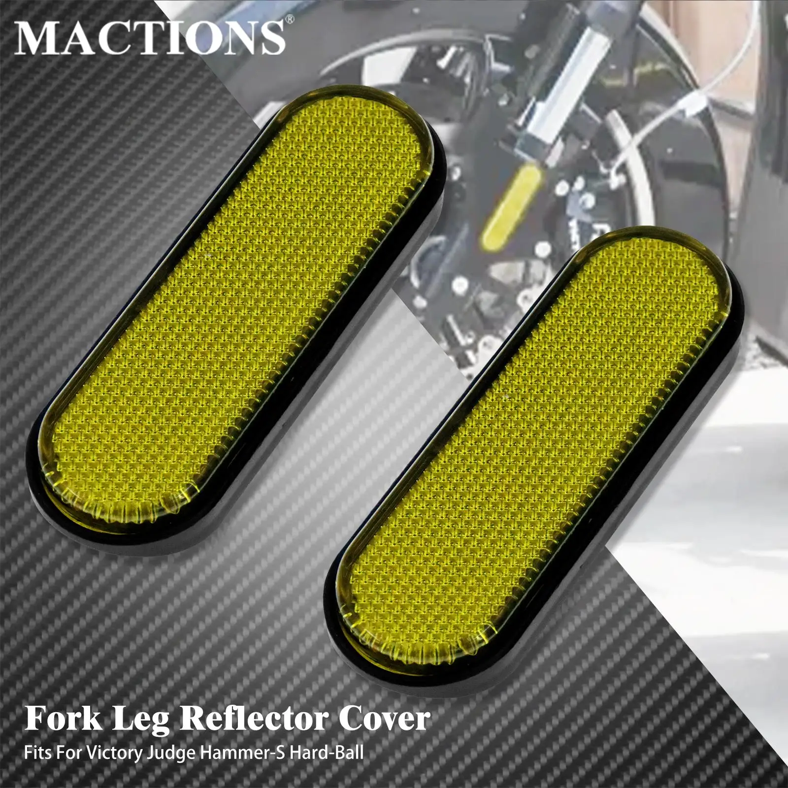 Motorcycle-Front-Low-Fork-Leg-Reflector-Sticker-Slider-Safety-Warning ...