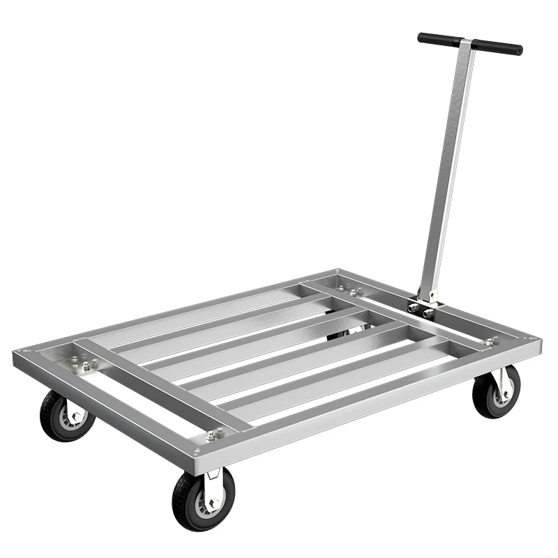 Metal Platform Truck 90*60cm Steel Pipe Welding Logistics Flatbed ...