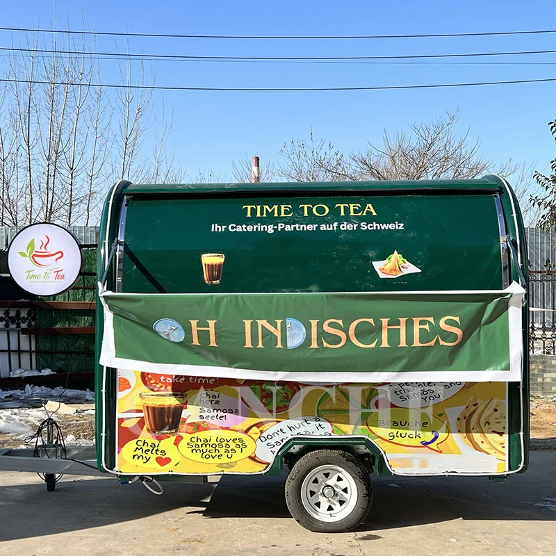 Fully-Equipped-Food-Truck-for-Sale-Customized-Concession-Bubble-Tea ...
