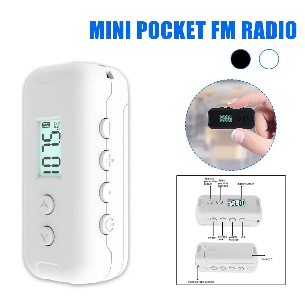 Mini-Pocket-FM-Radio-Portable-50-108MHZ-Radio-Receiver-With-LCD-Display ...