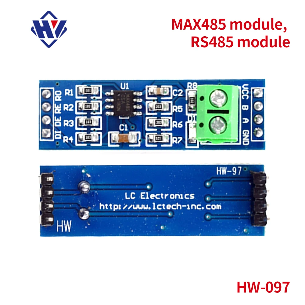 5pcs-lot-MAX485-TTL-to-RS-485-communication-wiring-module-DC-5V-for-Arduino-microcontroller ...