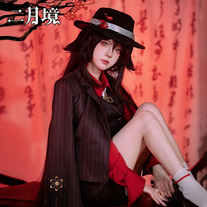 Game Genshin Impact One Plus Jointly Cosplay Costume Hutao Uniform ...