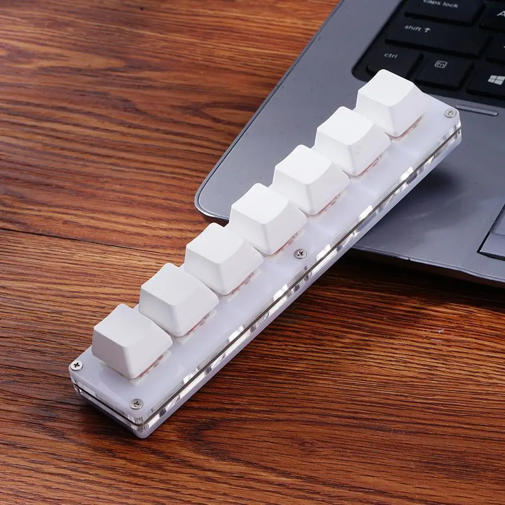 Mini-7-Key-Custom-OSU-Keypad-USB-Wired-White-Programmable-Macro ...