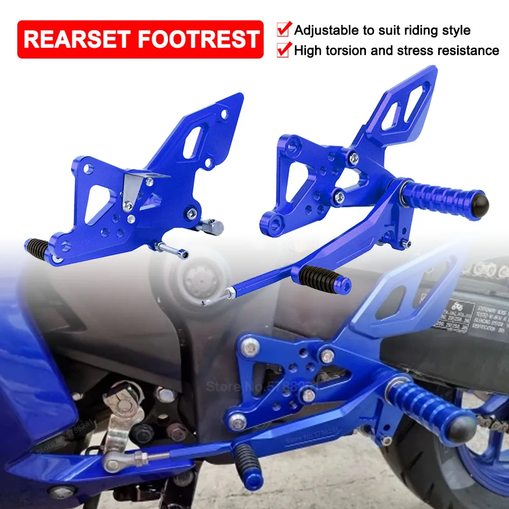 Adjustable-Rear-Sets-Footrest-For-Yamaha-MT03-MT25-YZF-R3-YZF-R25-2014 ...