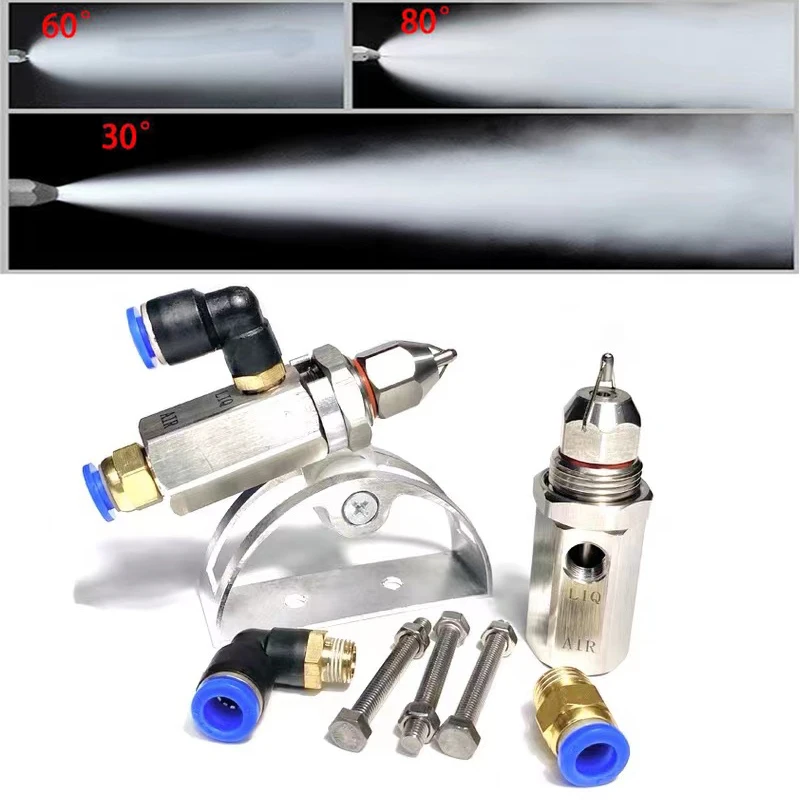 High Quality Stainless Steel Ultrasonic Air Atomizing Nozzle, SK508 Dry ...