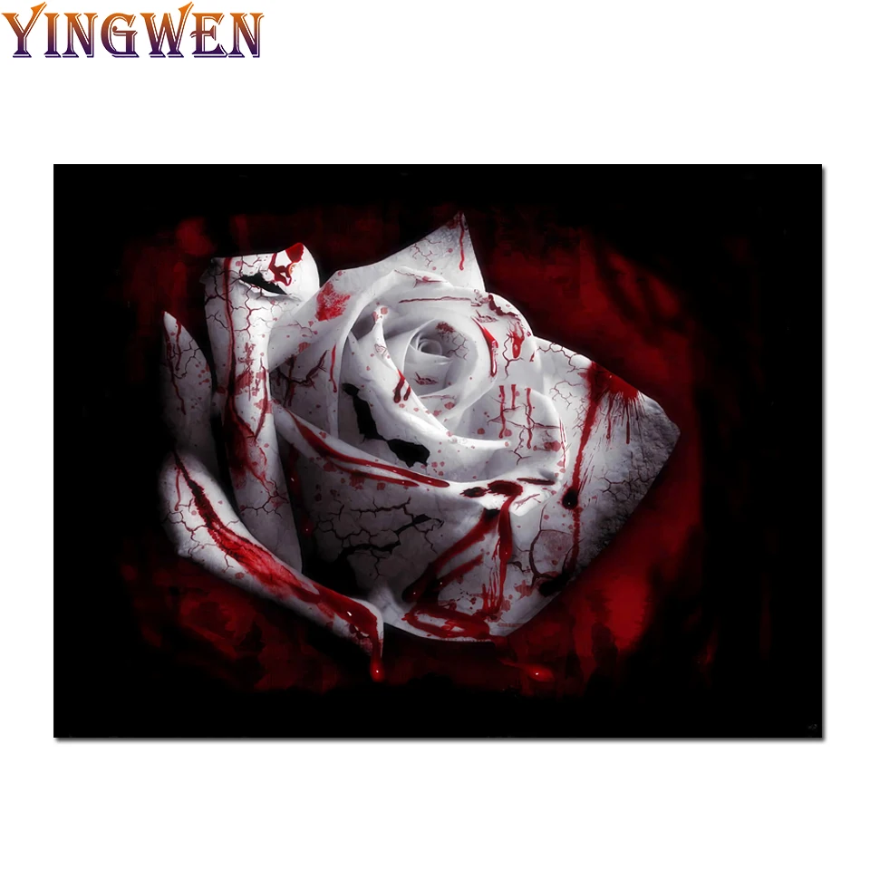 Gothic White Roses