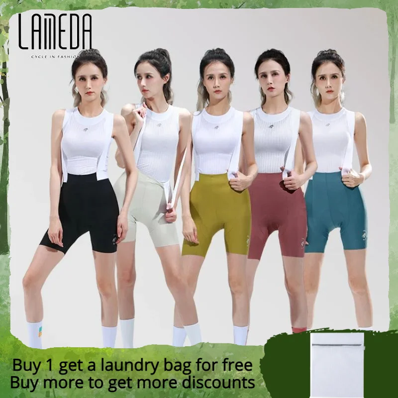 Lameda-Women-Cycling-Shorts-Double-Ei-Arrow-Pant-Pads-Bib-Shorts-High-Elasticity-Wear-Resistance ...