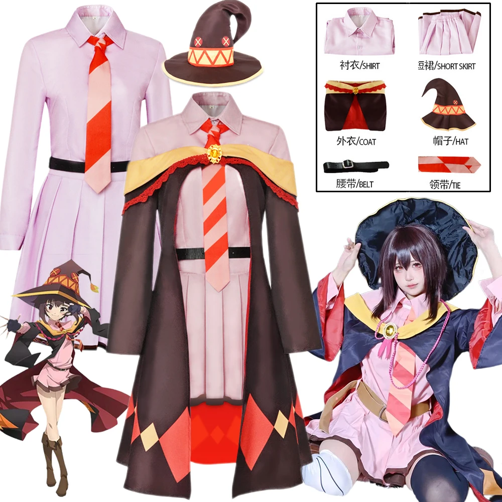 Megumin Cosplay Costume Anime KONOSUBA God's Blessing on this Wonderful ...