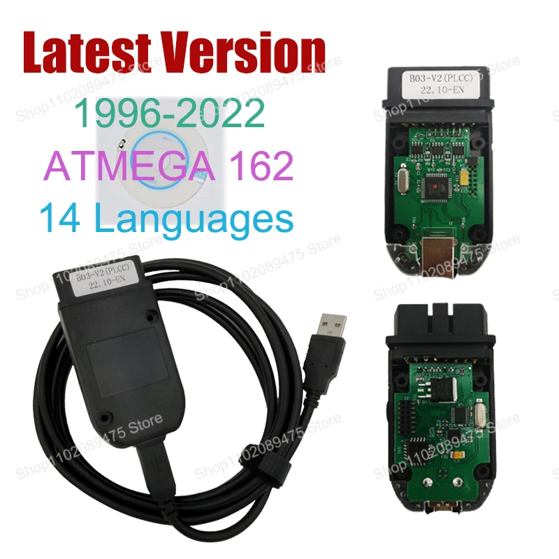 2022 mais recente v22.3 vcdsv2 auto testadores elétricos geral obdii ...