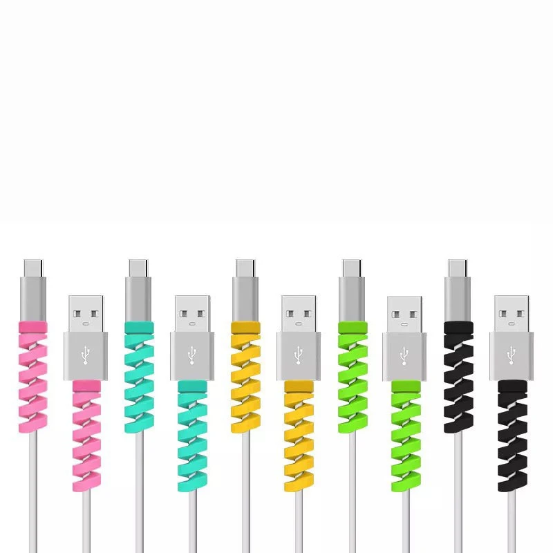 500-PCS-Charger-Cable-Saver-TPR-Flexible-Cable-Wire-Protector-Mouse ...
