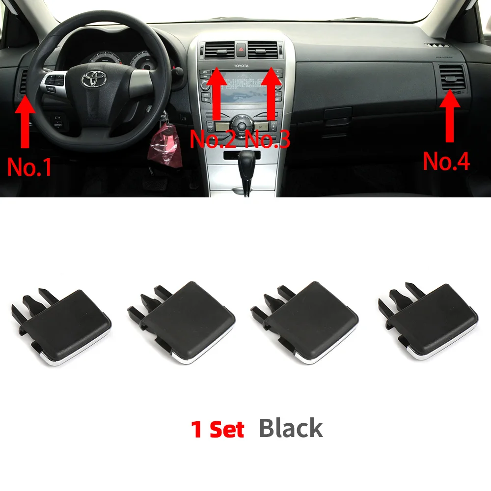 Car A/C Air Conditioning Air Vent Outlet Panel Grille Cover For Toyota ...