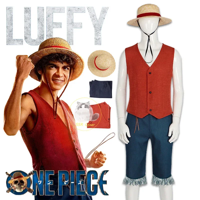 Movie-Luffy-Cosplay-Costume-Anime-Monkey-D-Luffy-Cosplay-Uniform-Shirt ...