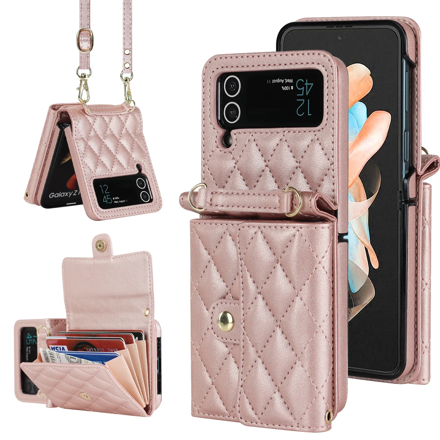 Long-Lanyard-Wallet-Card-Solt-Crossbody-Leather-Case-For-Samsung-Galaxy ...