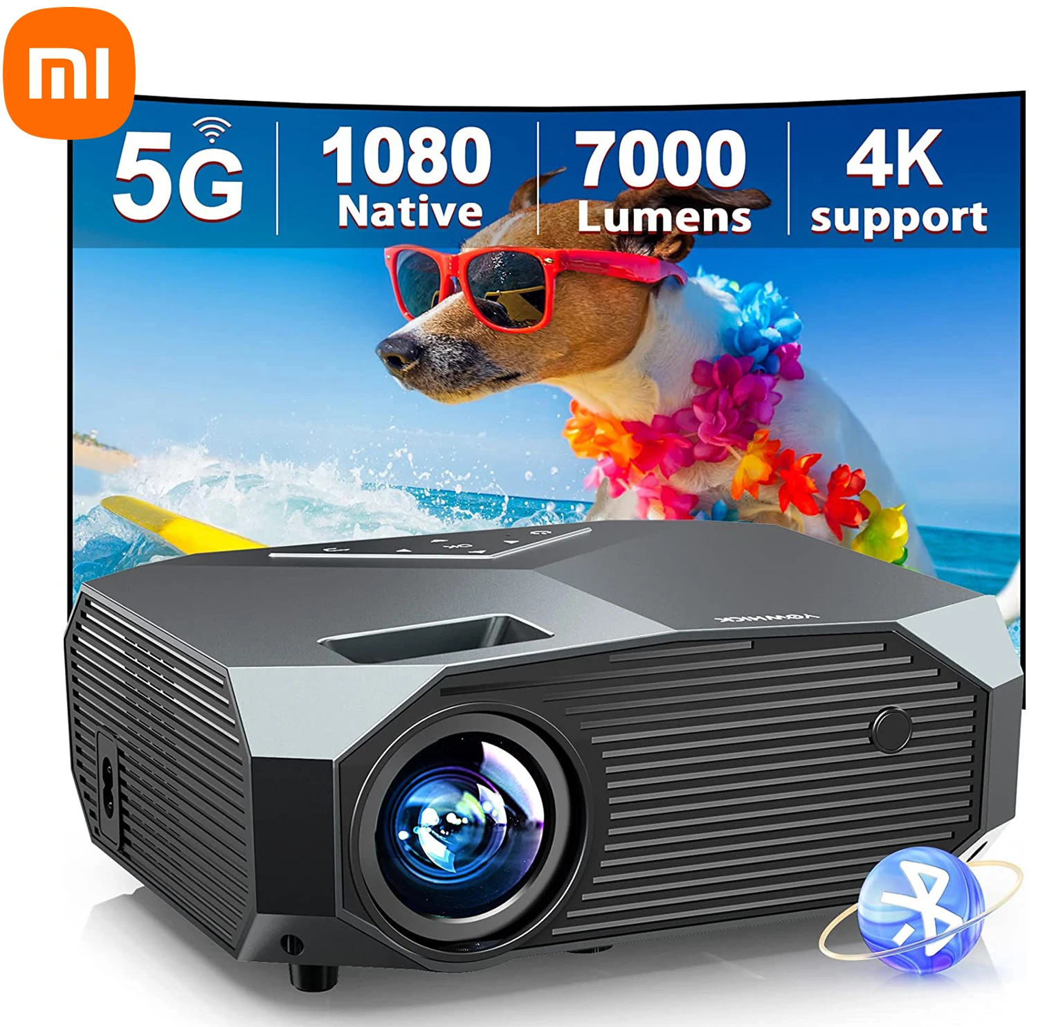 NEW-Xiaomi-Mini-5G-Android-11-4K-Projector-WiFi-6-Allwinner-800-ANSI ...