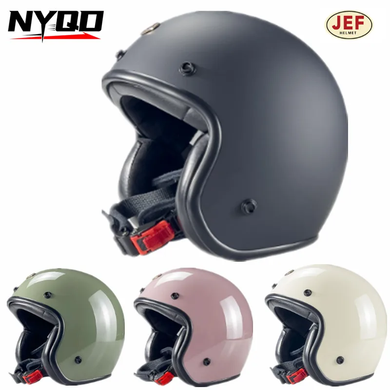 Taiwan-JEF-Retro-Helmet-Small-Helmet-Body-Motorcycle-Cruise-Half-Helmet ...