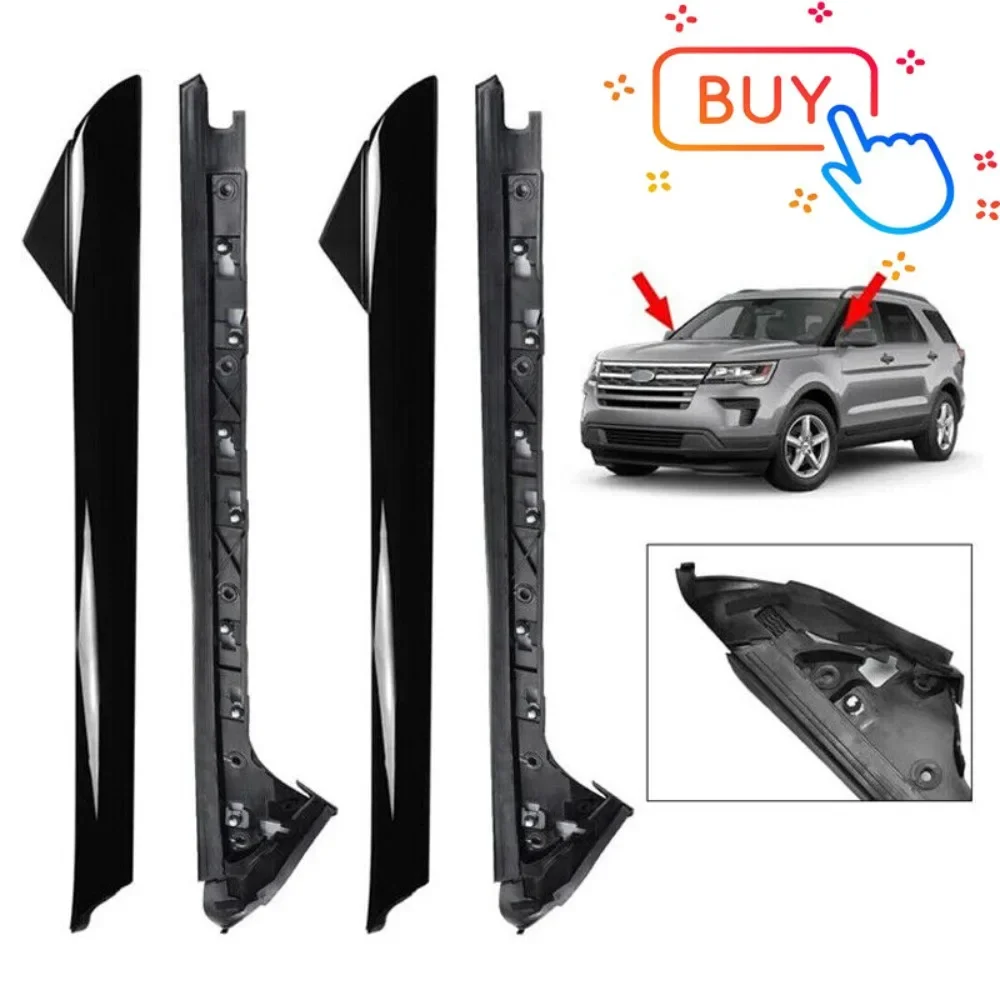 For-Ford-Explorer-2011-2012-2013-2014-2019-Windshield-Side-Pillar-Cover ...