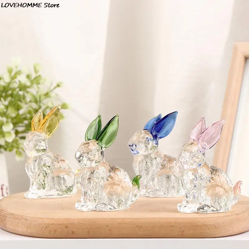 1Pc-Rabbit-Glass-Animal-Bunny-Statue-Crystal-Figurines-Sculpture-Figure ...