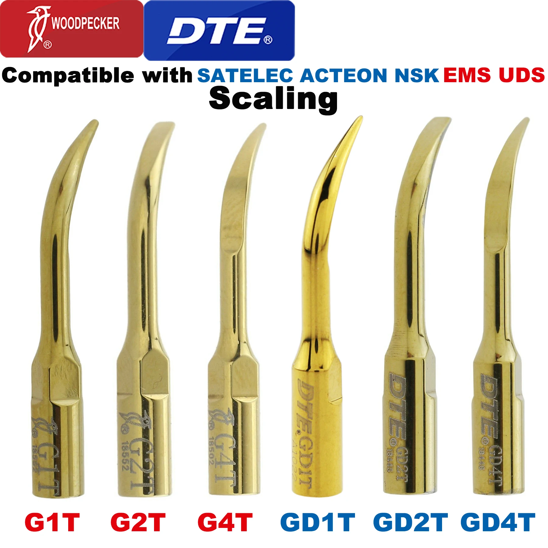 Original-Woodpecker-DTE-Dental-Ultrasonic-Scaler-Tips-Scaling-Tips-Ti ...