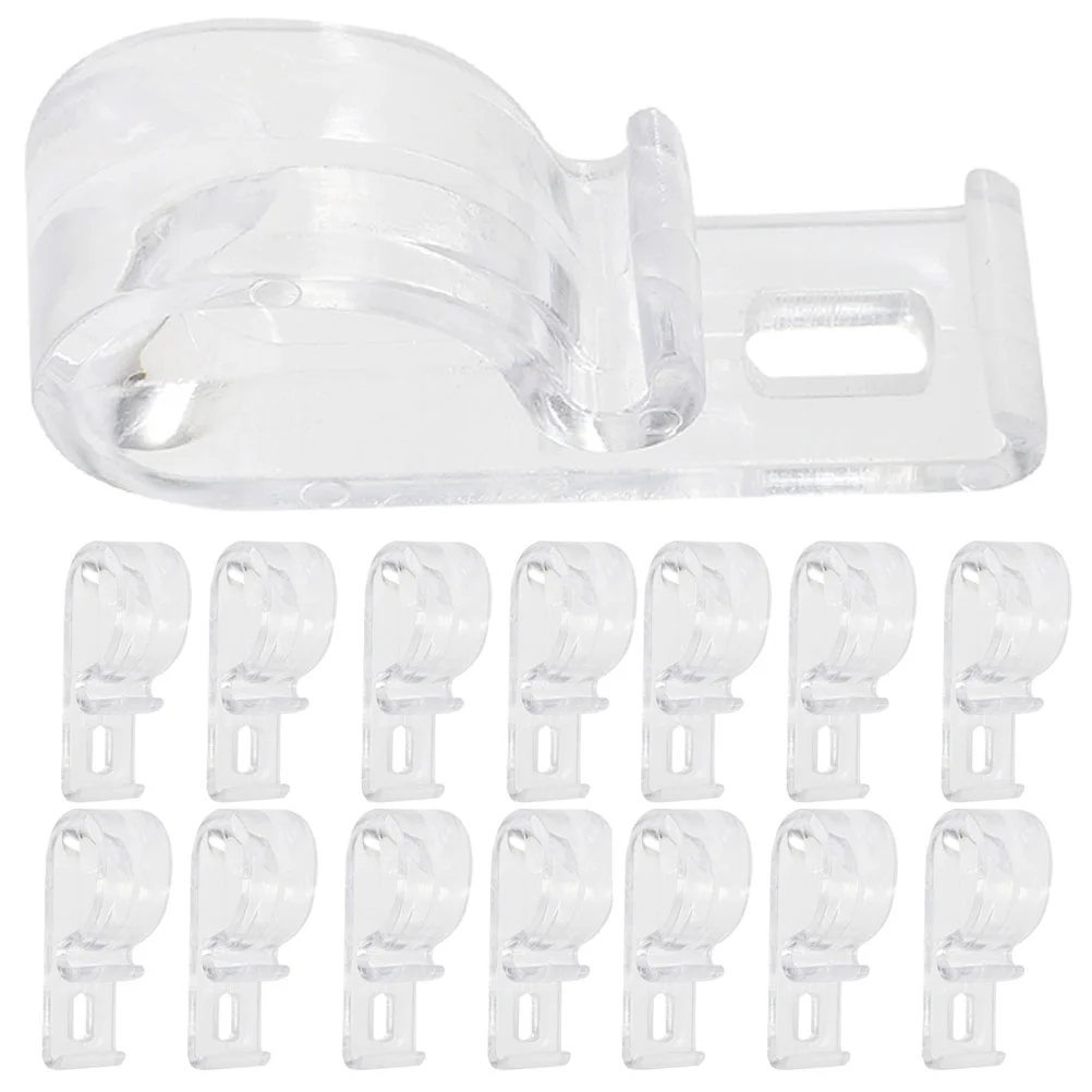 20 Pcs Curtain Hooks Clear Clips Roller Blinds Shade Hooks Chain ...