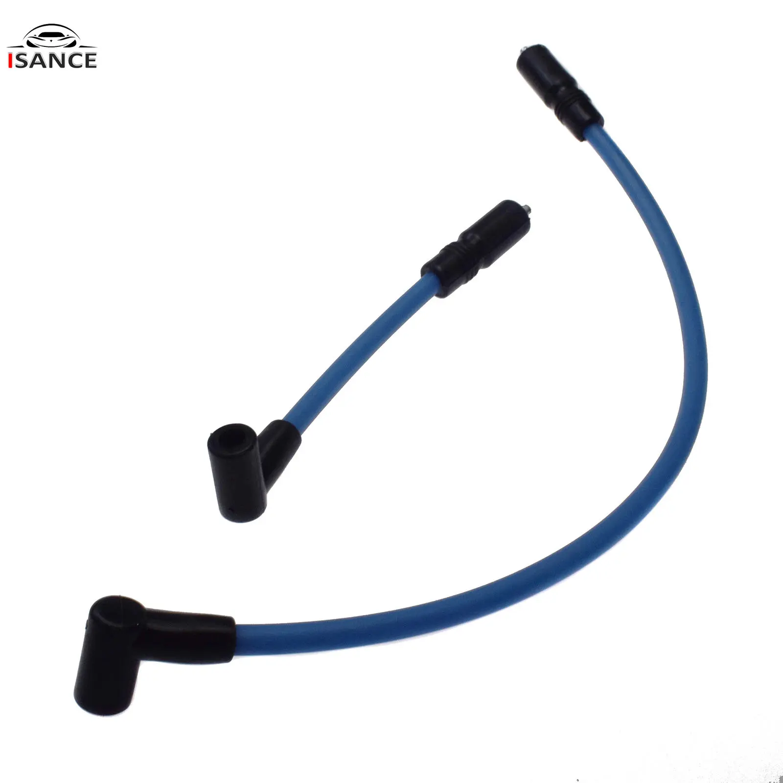 Blue 10.4mm 10mm Spark Plug Wire For Harley Davidson Dyna Fat Bob Low ...