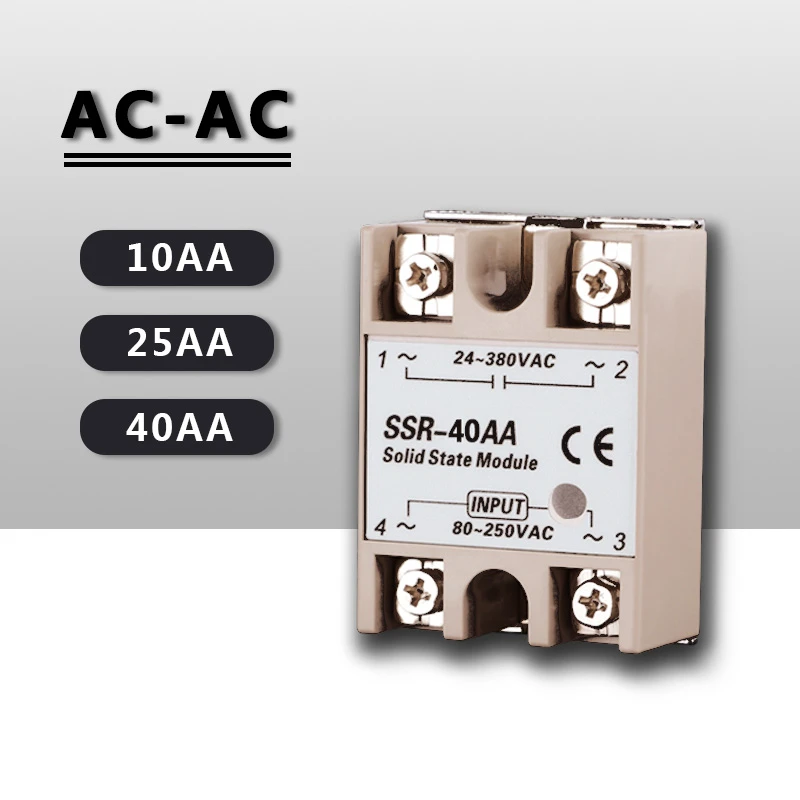 Solid State Relay 220v 40a | Voltage Relay 220v 40 | Rele Solid State ...