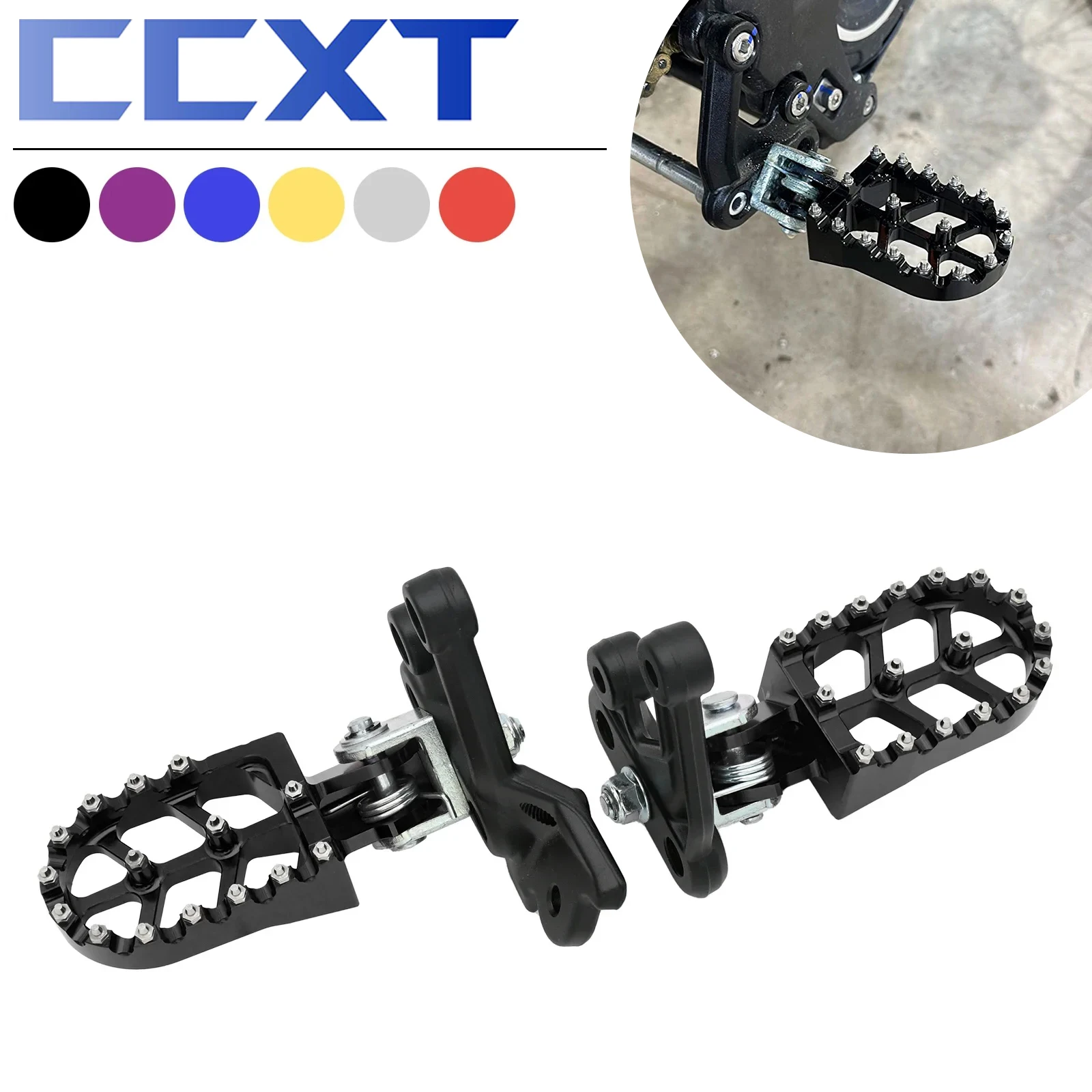 Reposapi-s-CNC-para-motocicleta-pedales-de-soporte-para-sur-ron-Sur-Ron ...