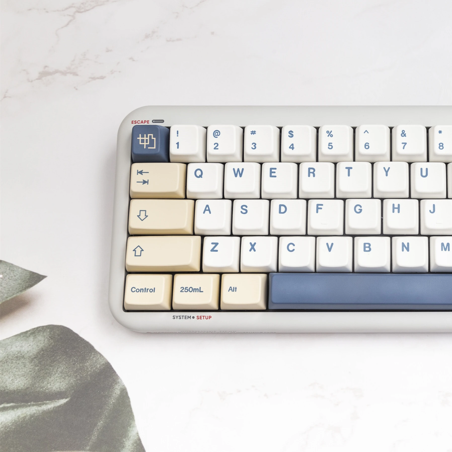 141 Keys Soymilk Keycaps Pbt Dye Sublimation Mda Profile Keycaps For Mx ...