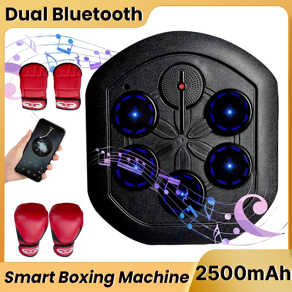 Smart-Boxing-Machine-Punching-Bag-Training-Equipment-2500mAh-Dual ...
