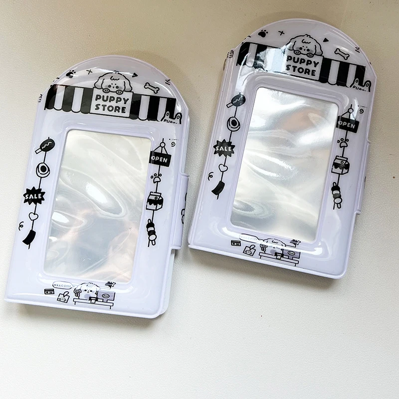 28-pockets-Mini-Photo-Album-Cartoon-White-Dog-Album-Square-Hollow ...