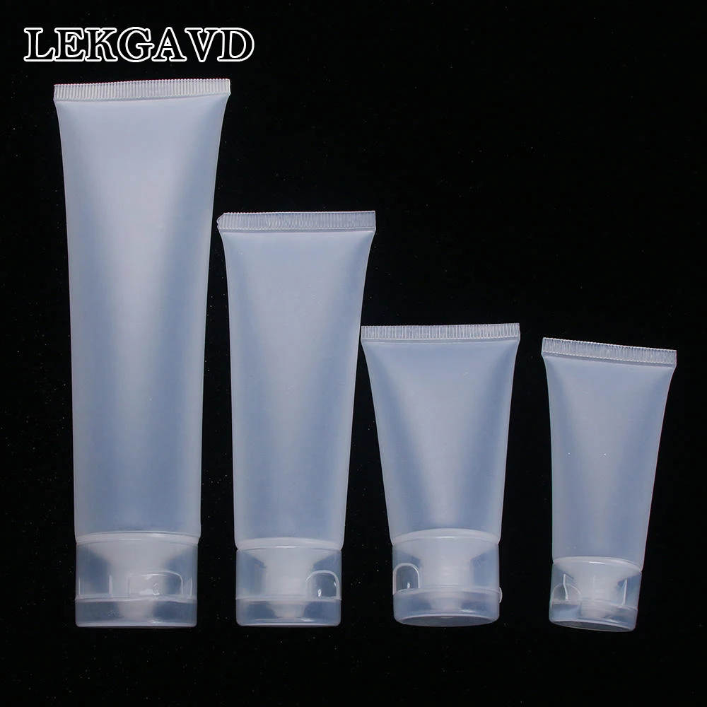 Empty Plastic Portable Tubes Squeeze Cosmetic Cream Lotion Travel ...