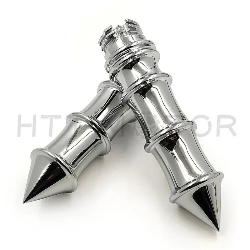 Free-Shipping-Motorcycle-Accessories-Chrome-Skeleton-Spike-1-25mm-Hand ...
